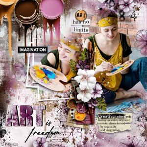 art-is-freedom | Oscraps Digital Scrapbooking and Artist Community